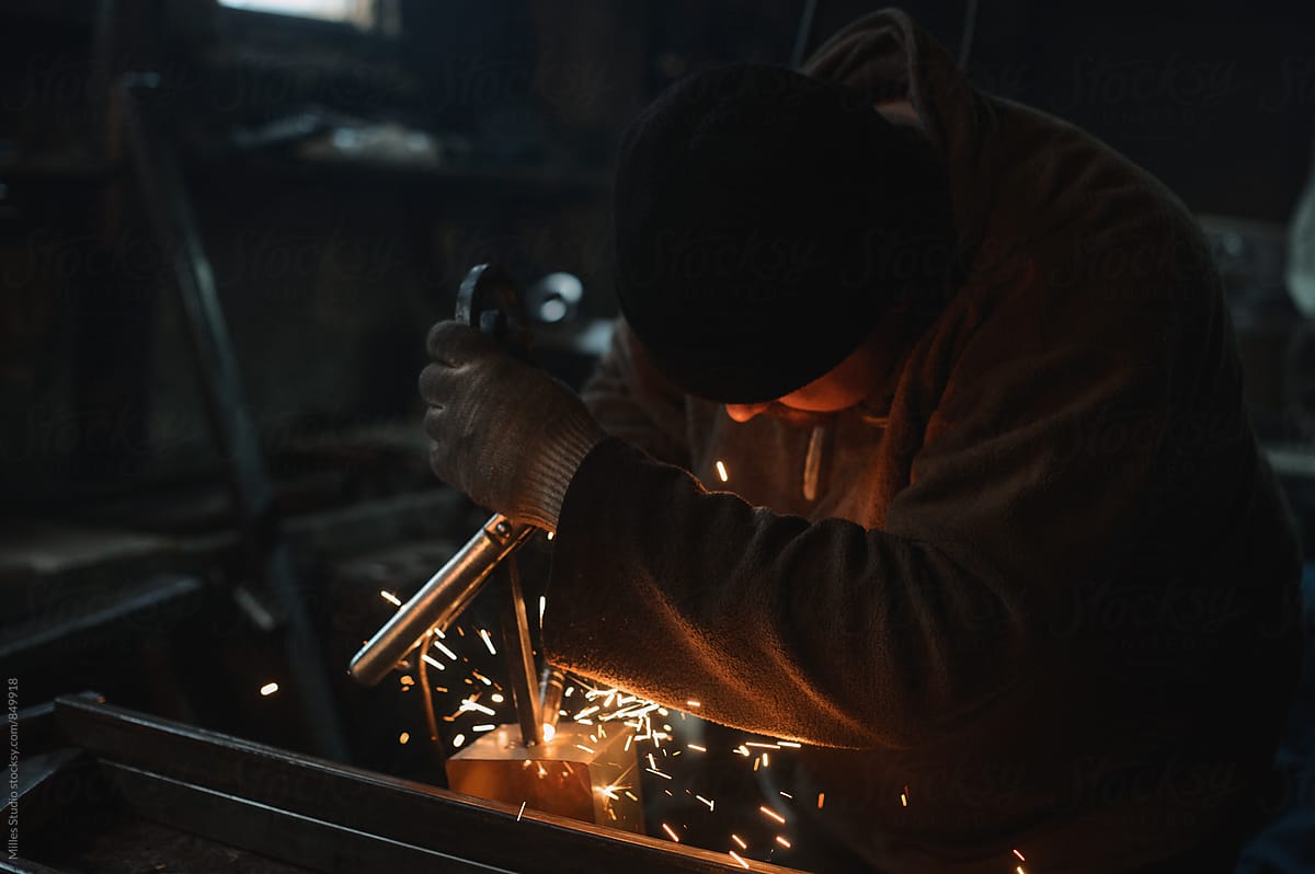 "Blacksmith Portrait" by Stocksy Contributor "Milles Studio" - Stocksy