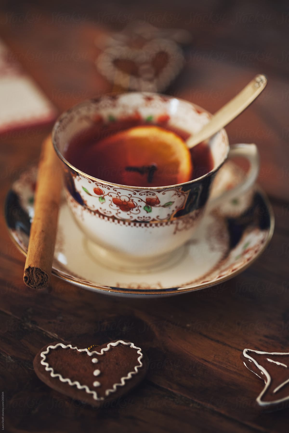 "Cup Of Spicy Tea With Lemon Slice" by Stocksy Contributor "Laura ...