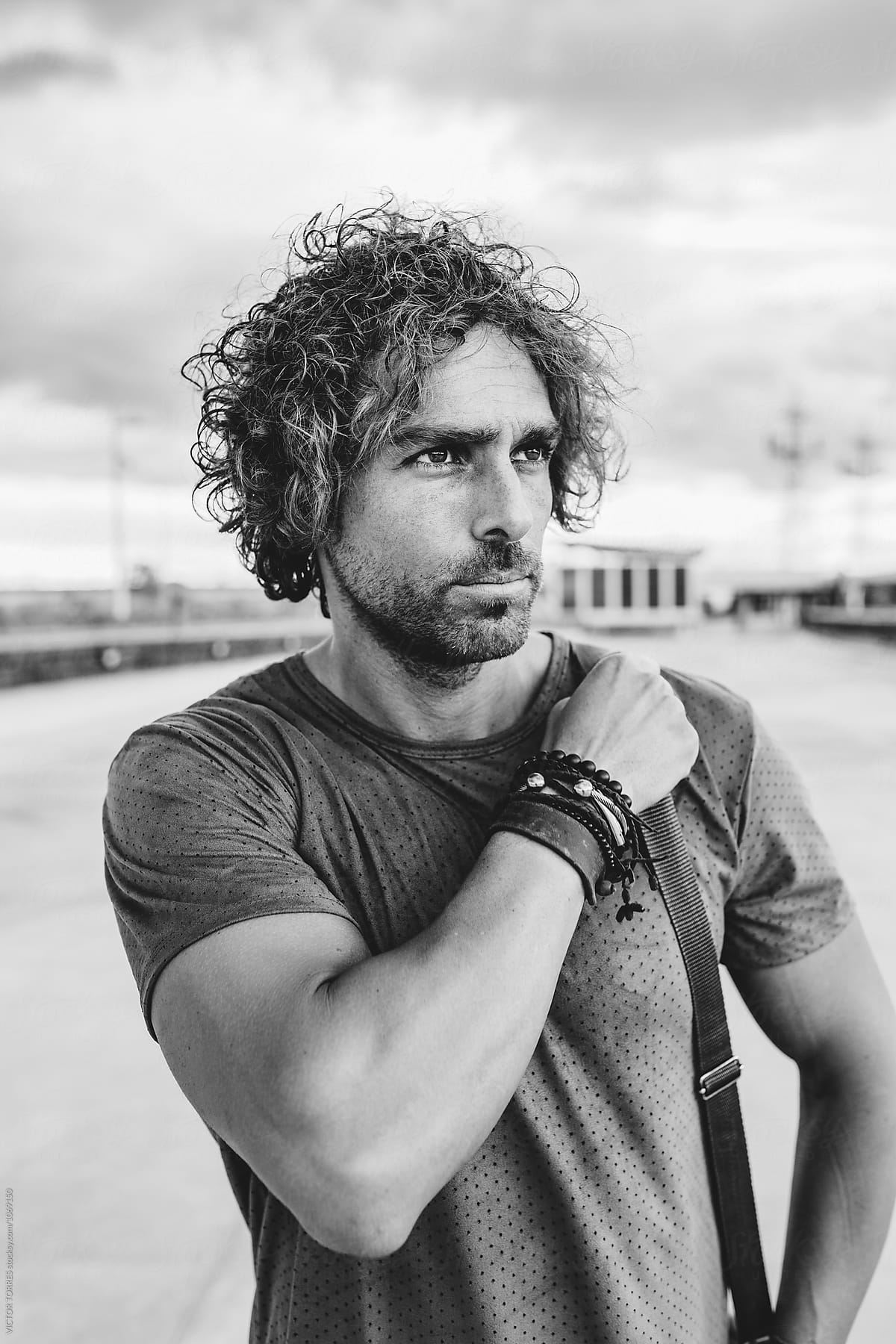 "Portrait Of A Handsome Young Man Outdoors" by Stocksy Contributor ...