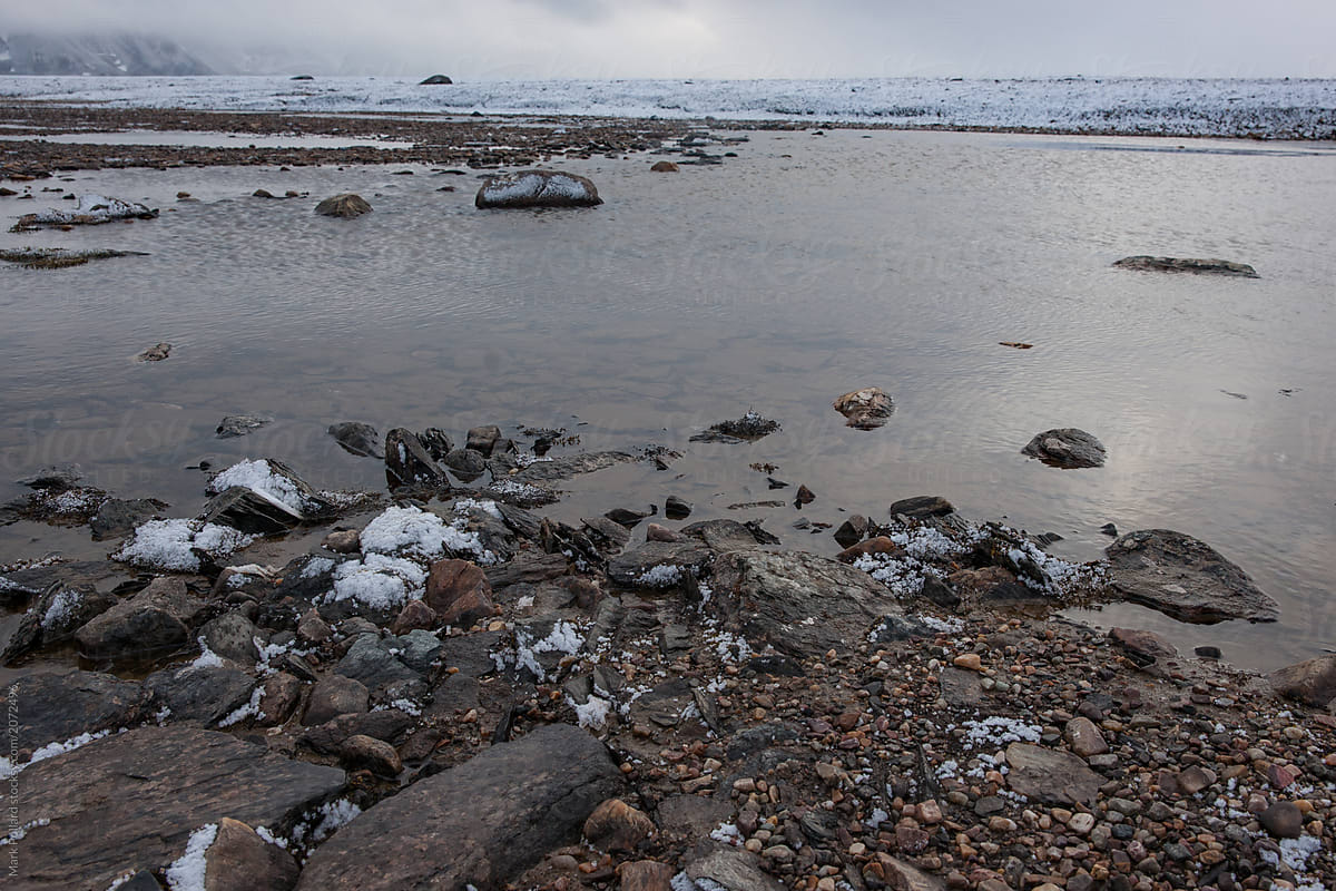 "Frozen Arctic Shores" by Stocksy Contributor "Mark Pollard" - Stocksy