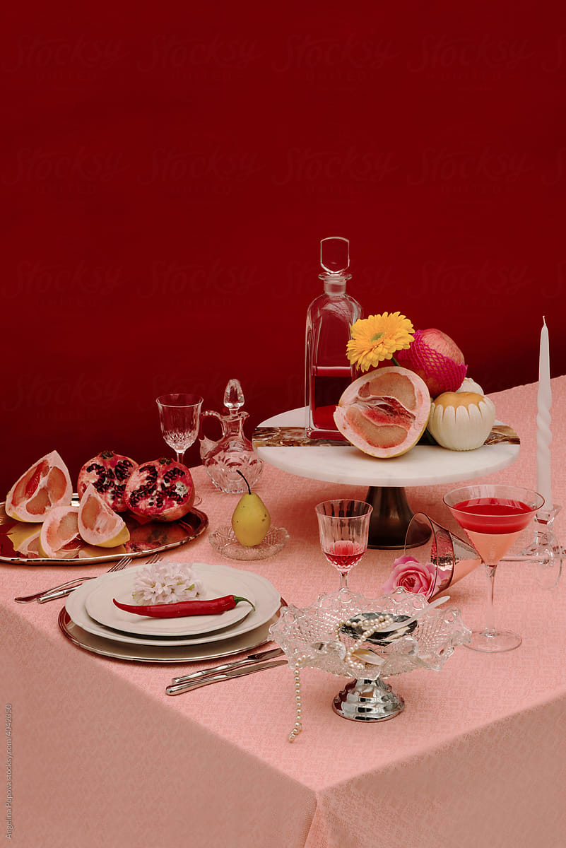 "Barocco Feast Table" by Stocksy Contributor "Angelina Popova" - Stocksy