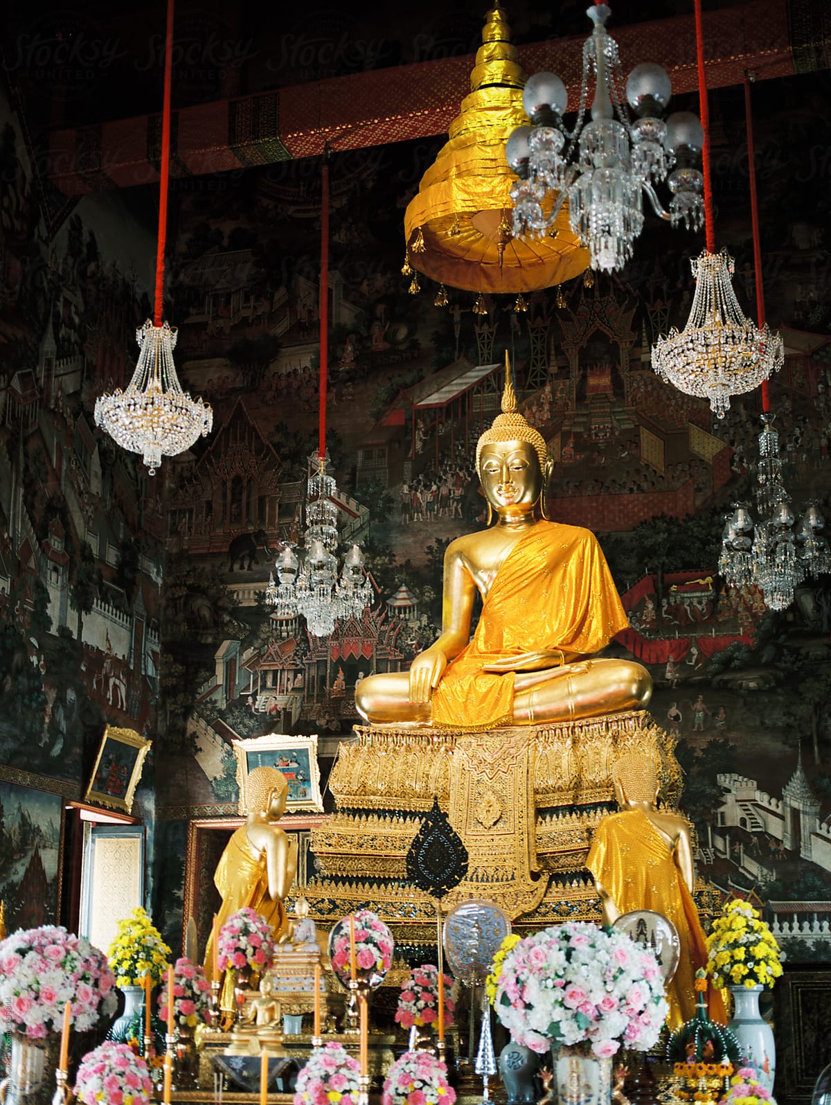 "Golden Statue In Temple" by Stocksy Contributor "Julia K" - Stocksy