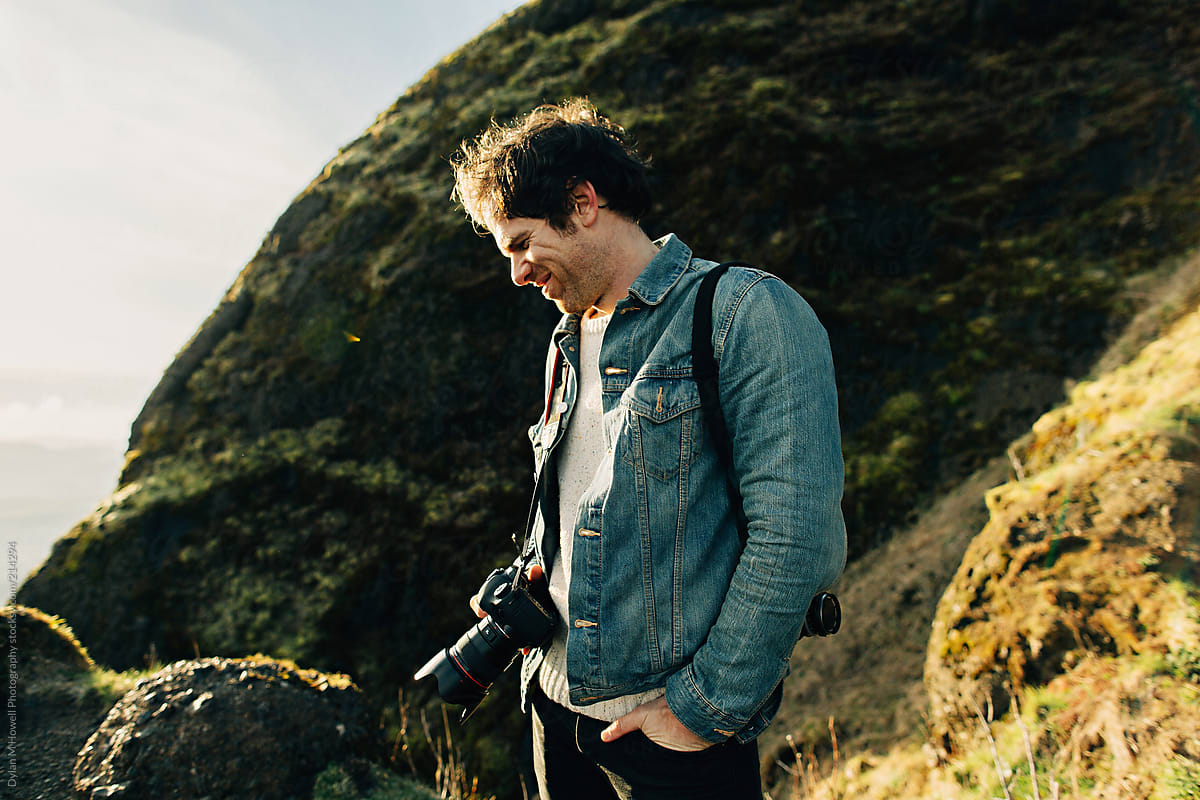 "Man With Cameras" by Stocksy Contributor "Dylan M Howell Photography ...