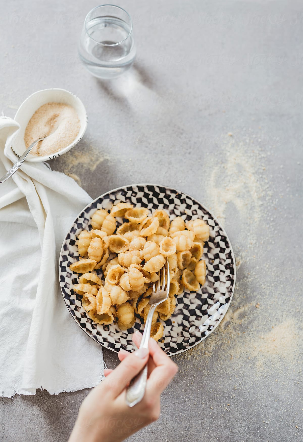 "Pasta With Bread Crumbs And Brown Sugar" by Stocksy Contributor ...