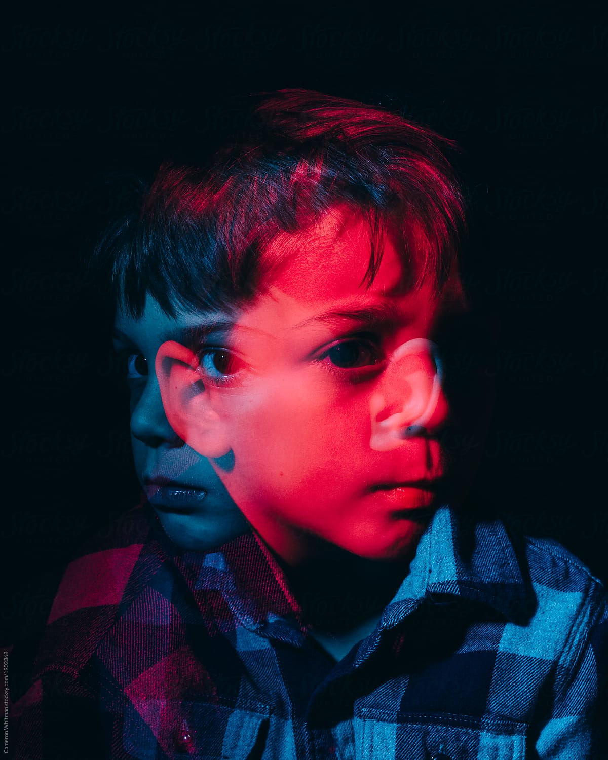 "Gelled Paranoia Portrait Concept" by Stocksy Contributor "CWP, LLC ...