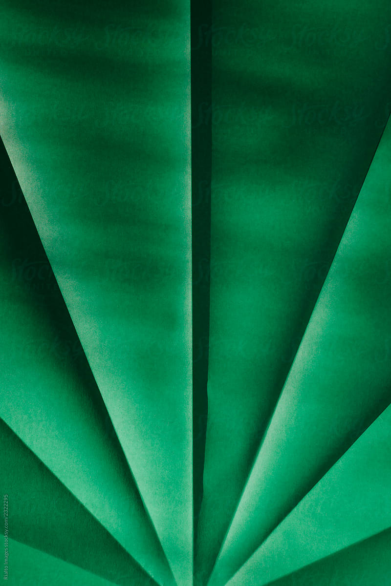 "Close Up Of Folded Green Origami Paper" by Stocksy Contributor "Rialto ...