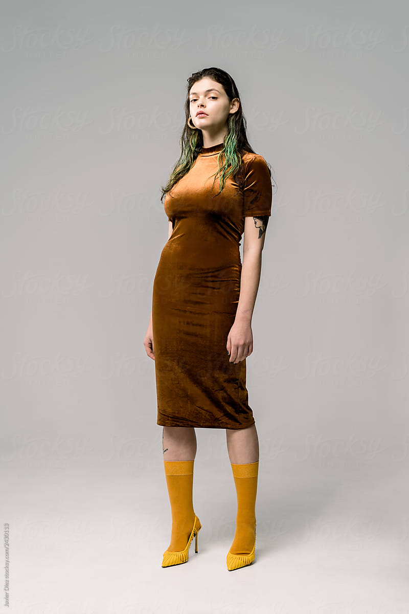 "Contemporary Fashionable Model In Studio" by Stocksy Contributor ...