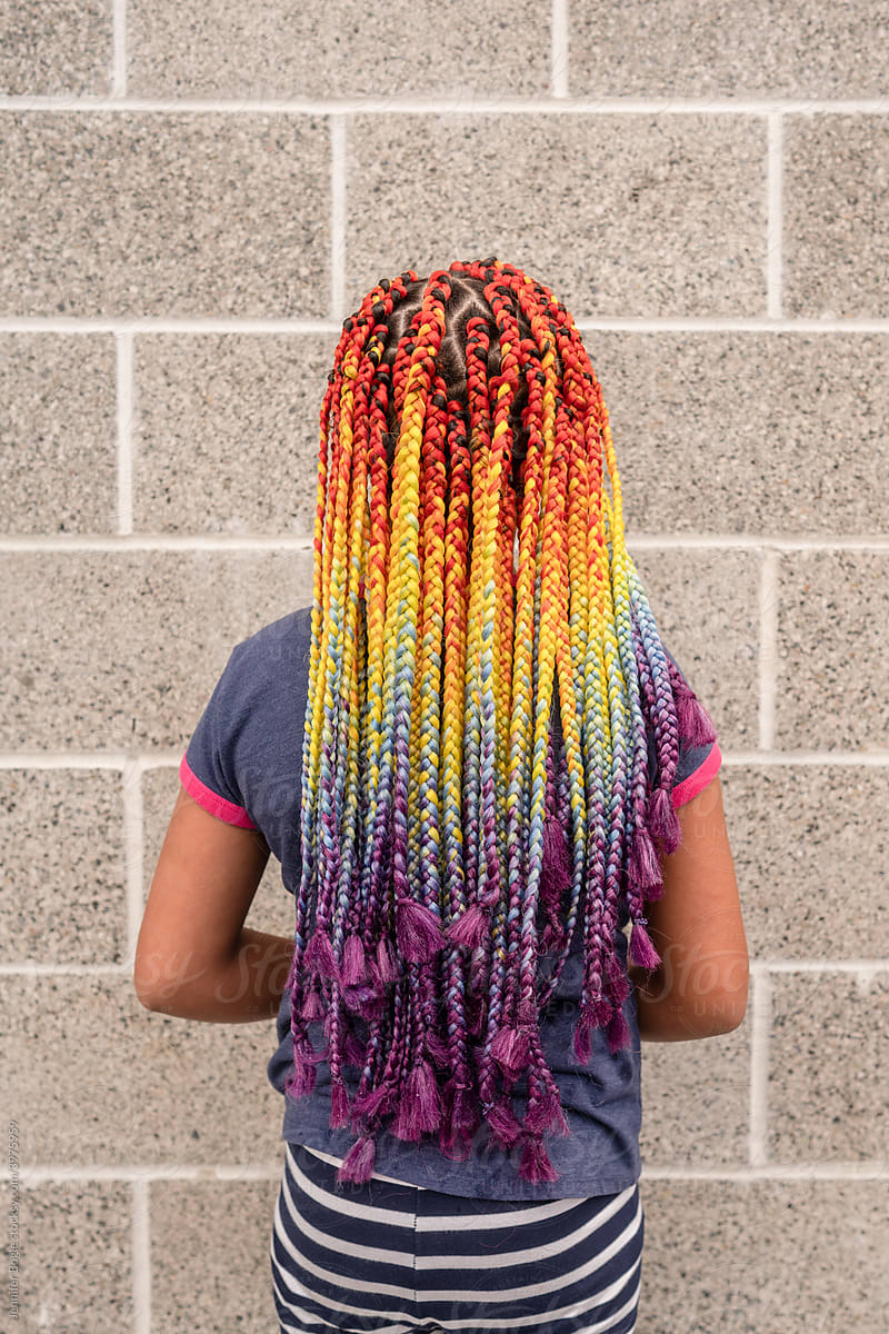 Rainbow Box Braids 58 Cute Box Braids You Have To Try In 2024