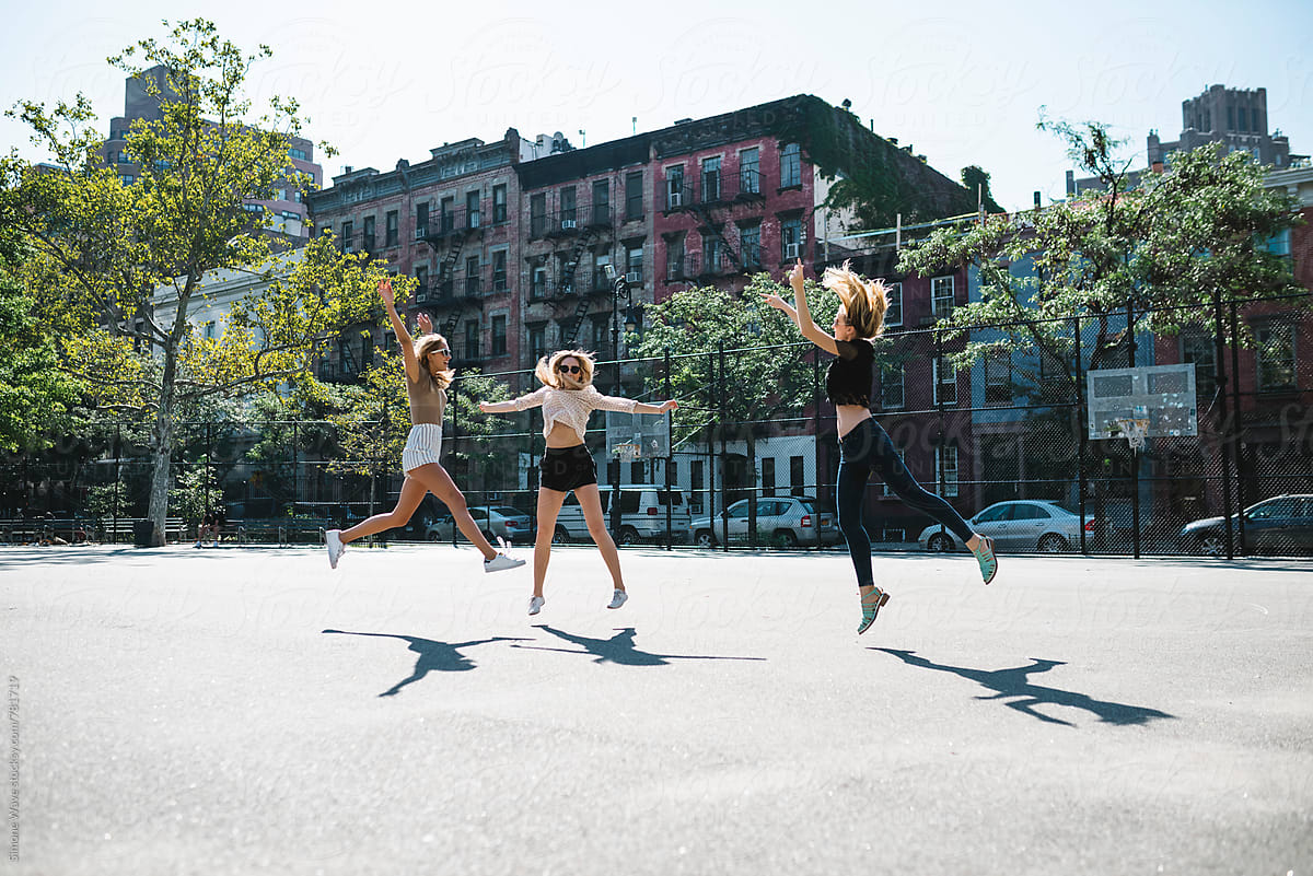 "Friends Having Fun Outdoors" by Stocksy Contributor "Koganami Studio ...