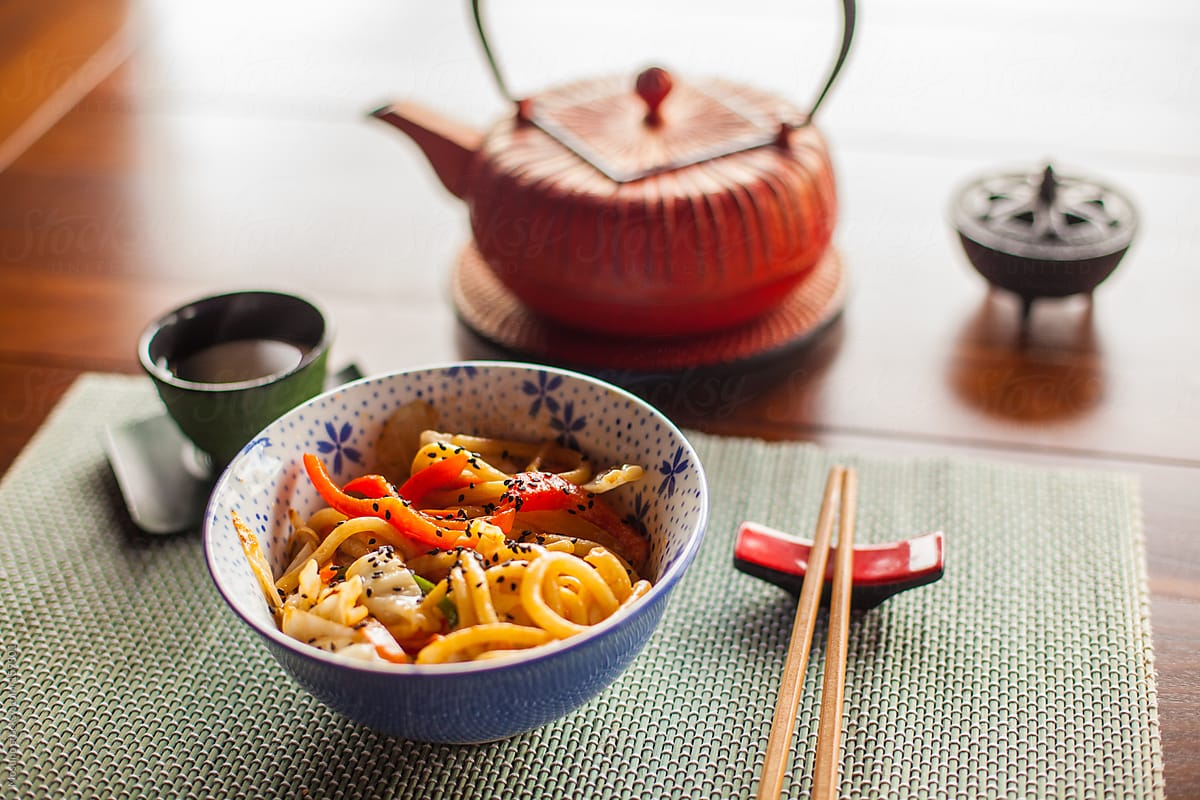 "Japanese Food Served In A Restaurant" by Stocksy Contributor "Mosuno ...