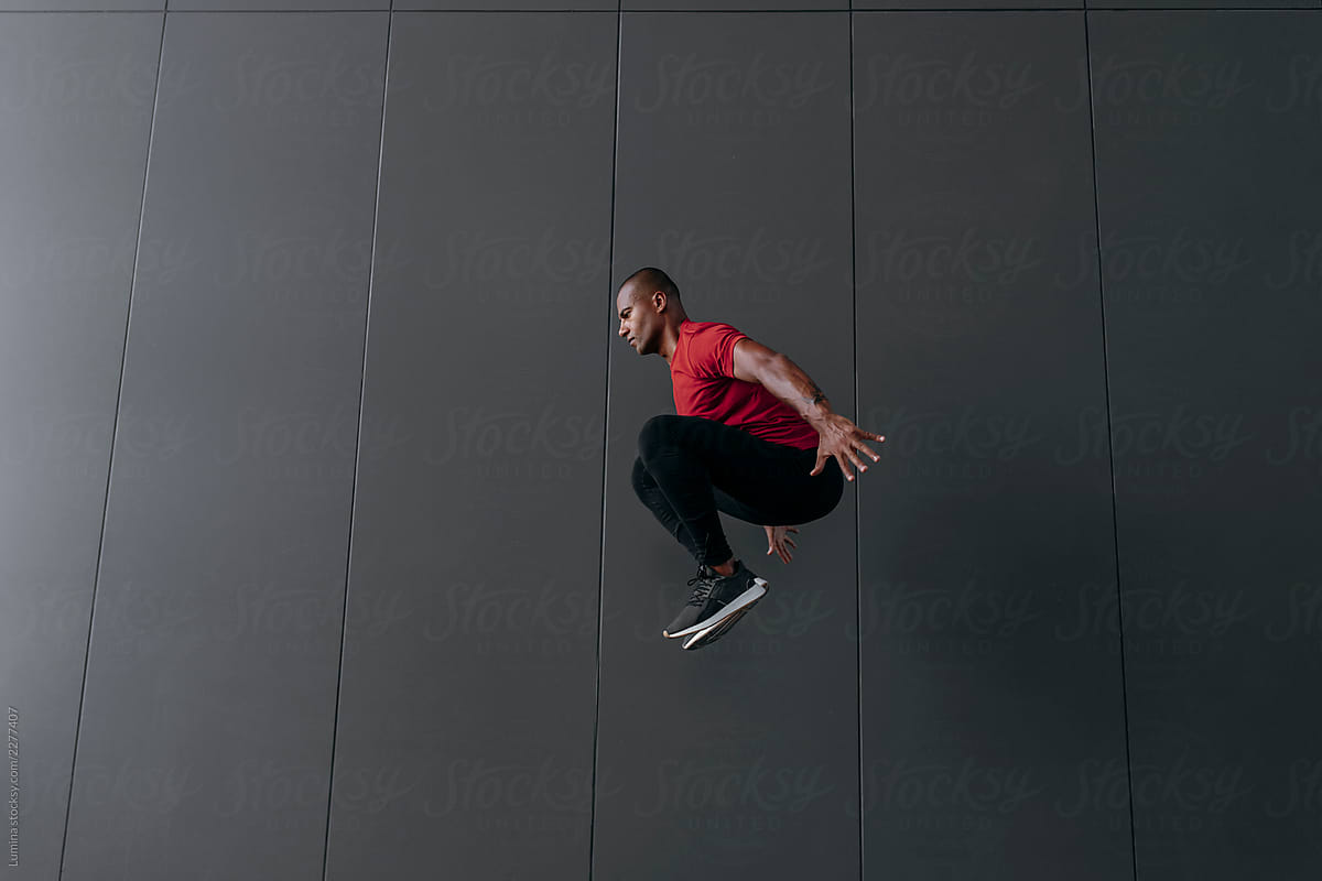 "Sportsman Jumping" by Stocksy Contributor "Lumina" - Stocksy