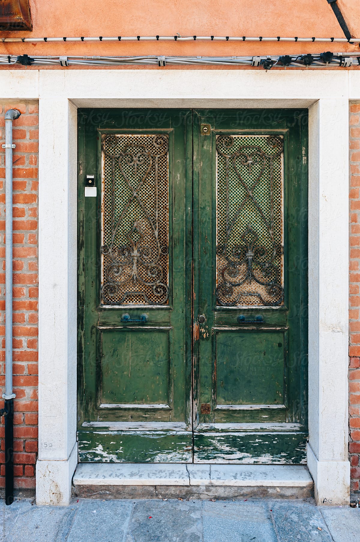 Venice Italy Doors Typical Venetian Style Door And Windows,