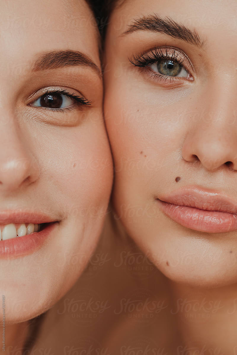 "Charming Women With Perfect Skin Looking At Camera" by Stocksy ...