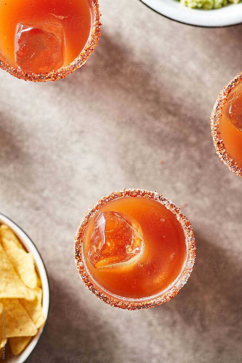 "Composition Of Glasses With Mexican Cocktails" by Stocksy Contributor ...