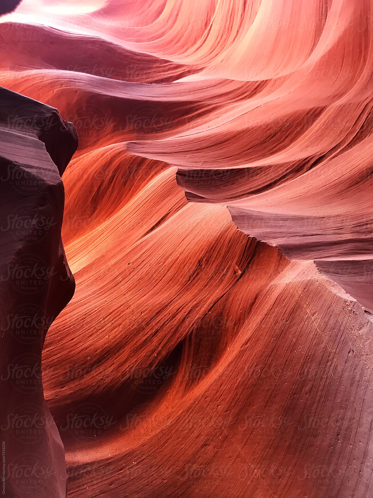 "Antelope Canyon" by Stocksy Contributor "Orsolya Bán" - Stocksy