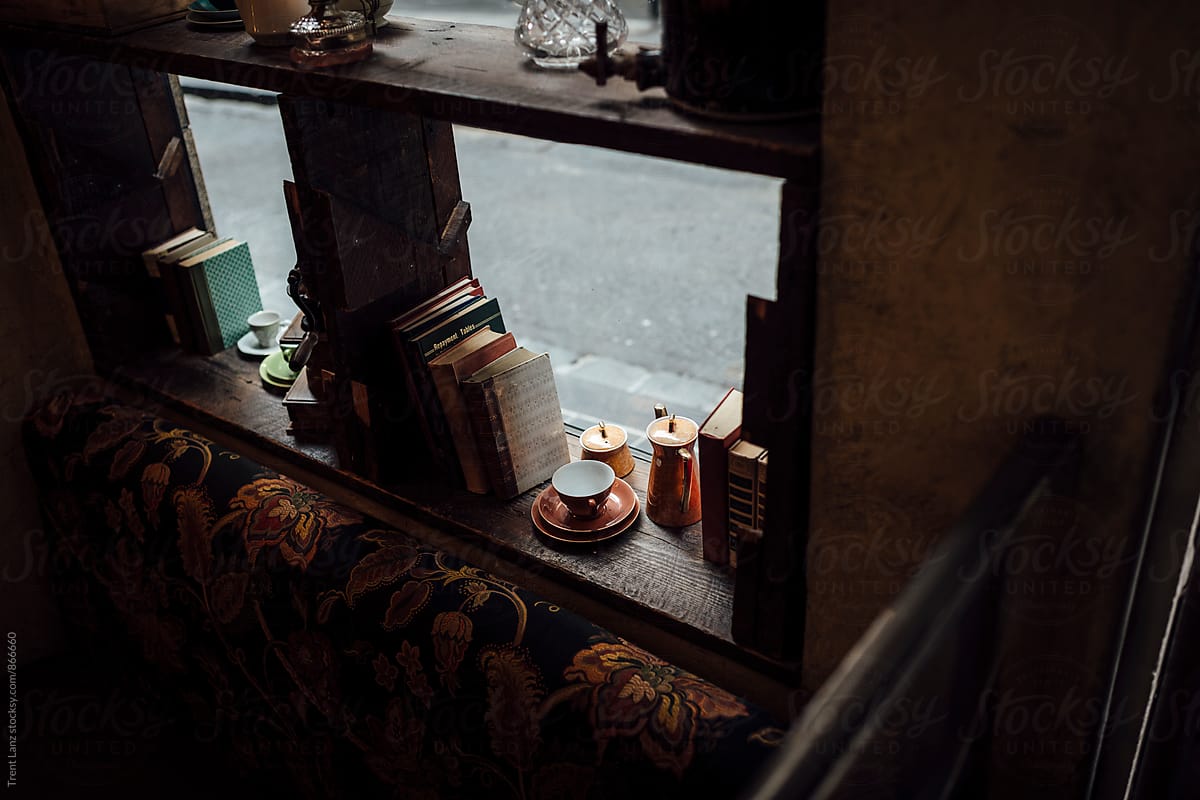 "Cozy Interior Of Coffee Book Shop In Australia" by Stocksy Contributor ...