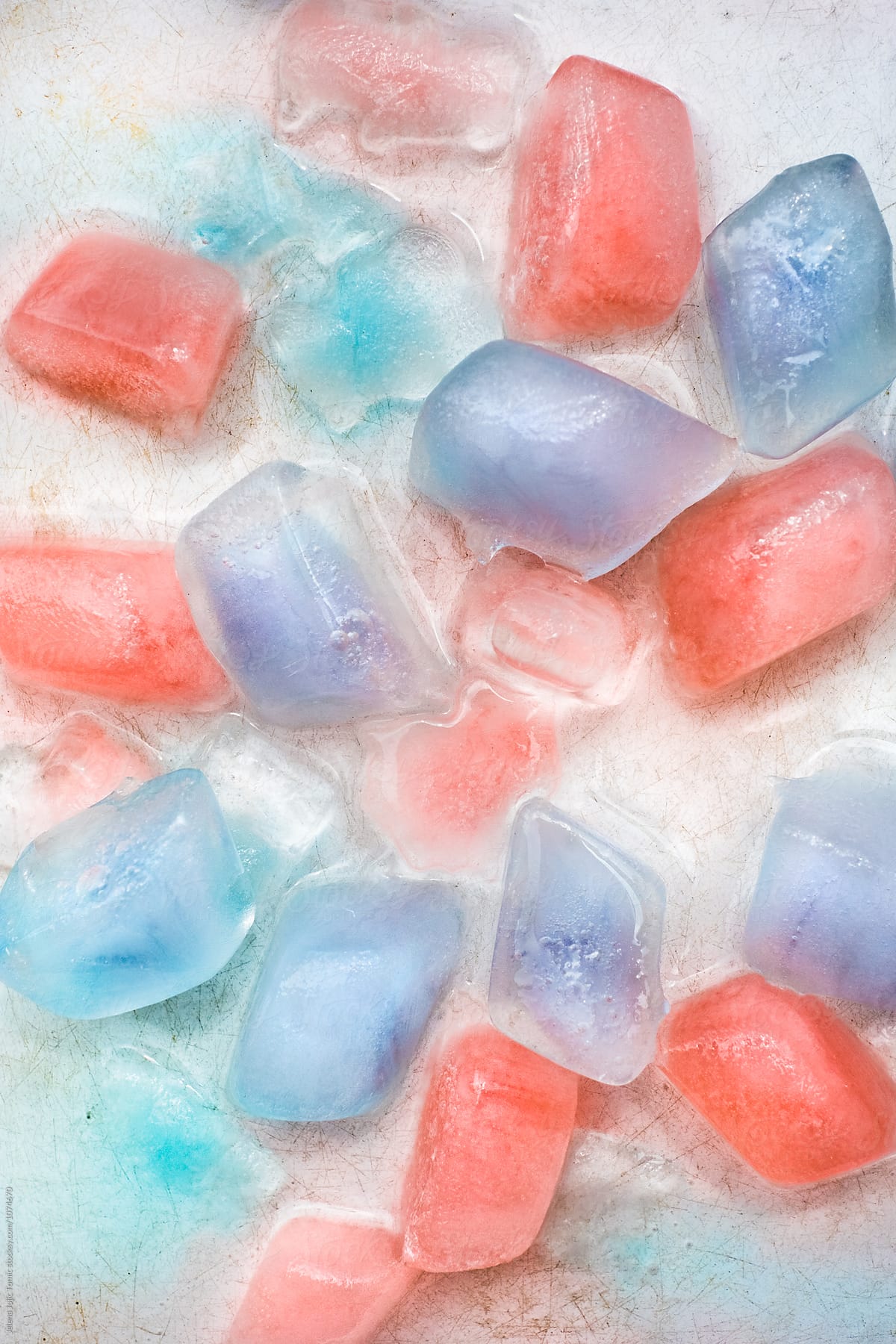 "Colorful Ice" by Stocksy Contributor "Jelena Jojic Tomic" - Stocksy