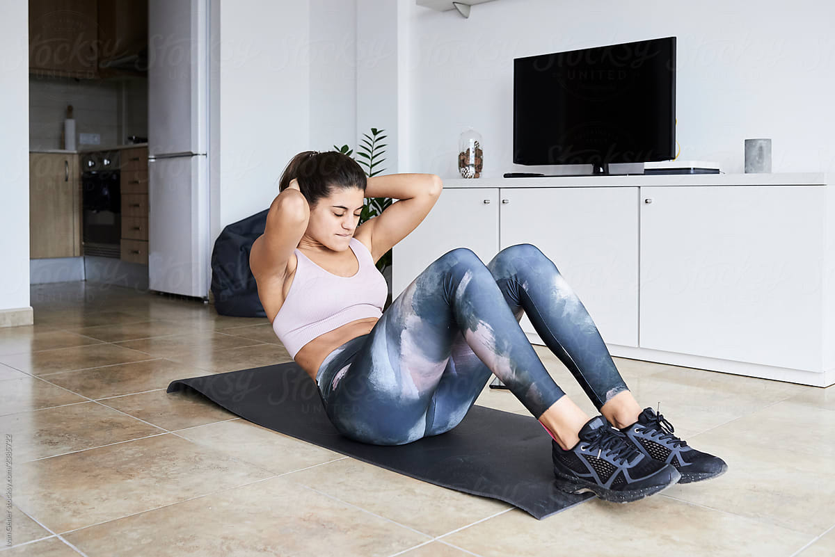 "Abs Workout At Home." by Stocksy Contributor "Ivan Gener" - Stocksy