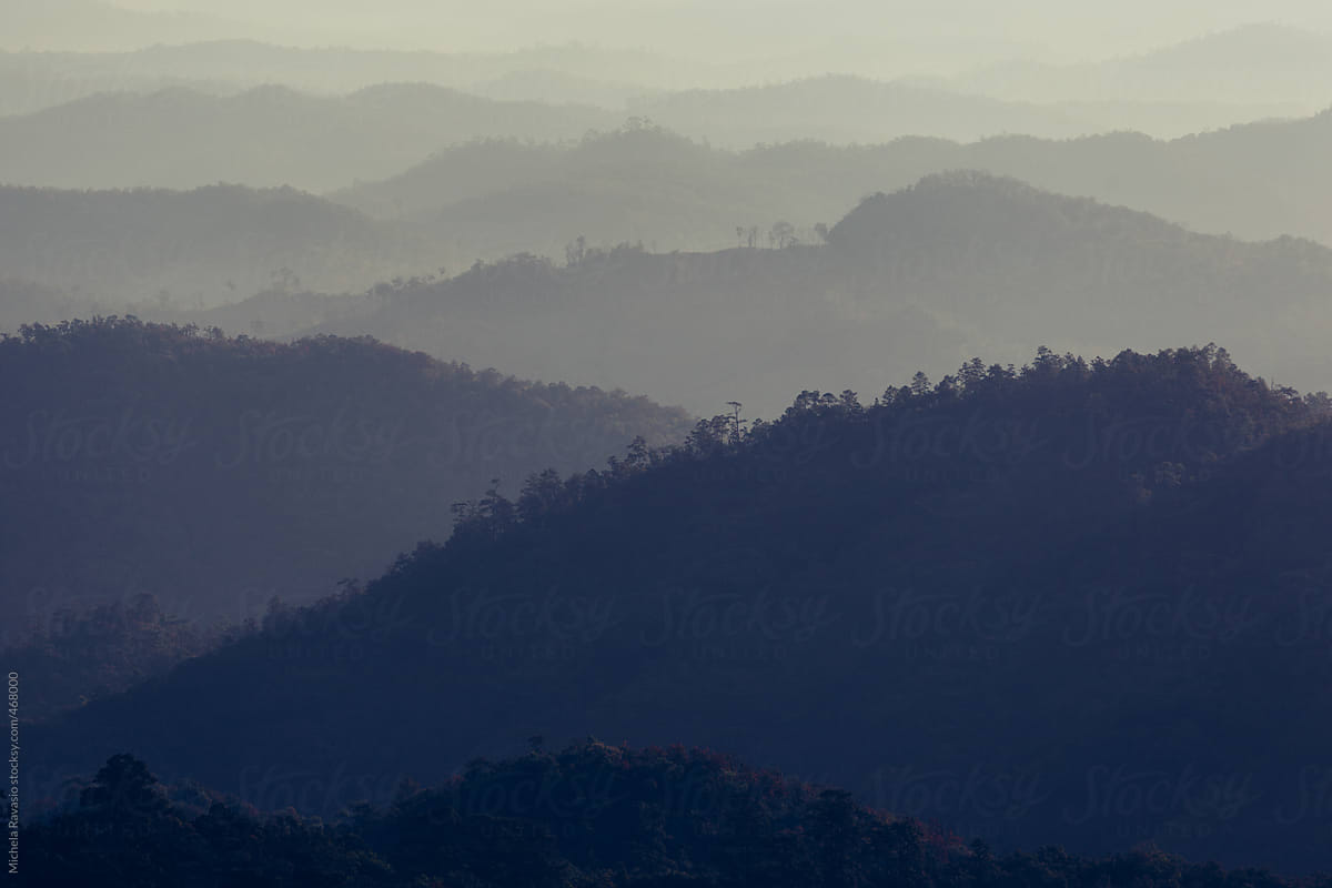 "Mountain Landscape At Dawn" by Stocksy Contributor "Michela Ravasio ...