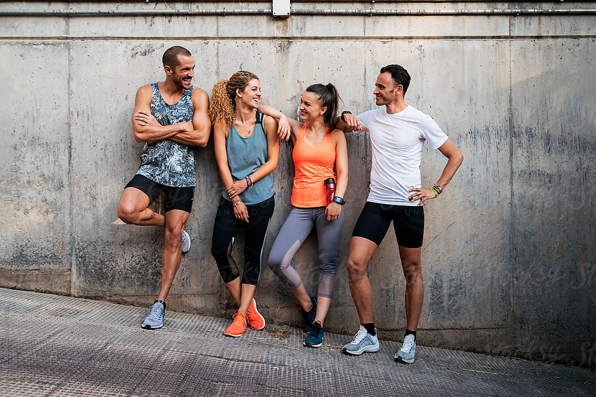 "Athletes Running In The Street" by Stocksy Contributor "Santi Nuñez ...