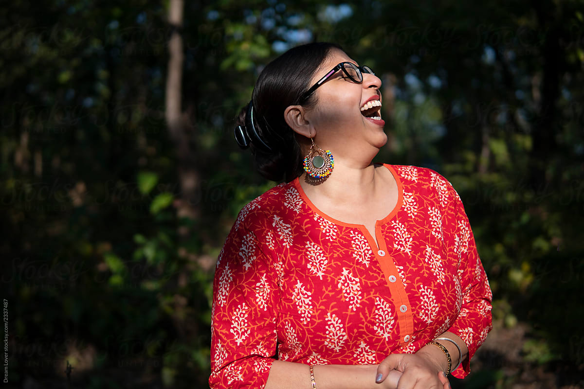 Indian Woman Laughing