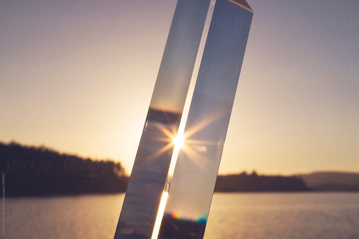 "Sunset Through Glass Prism..." by Stocksy Contributor "Catherine ...