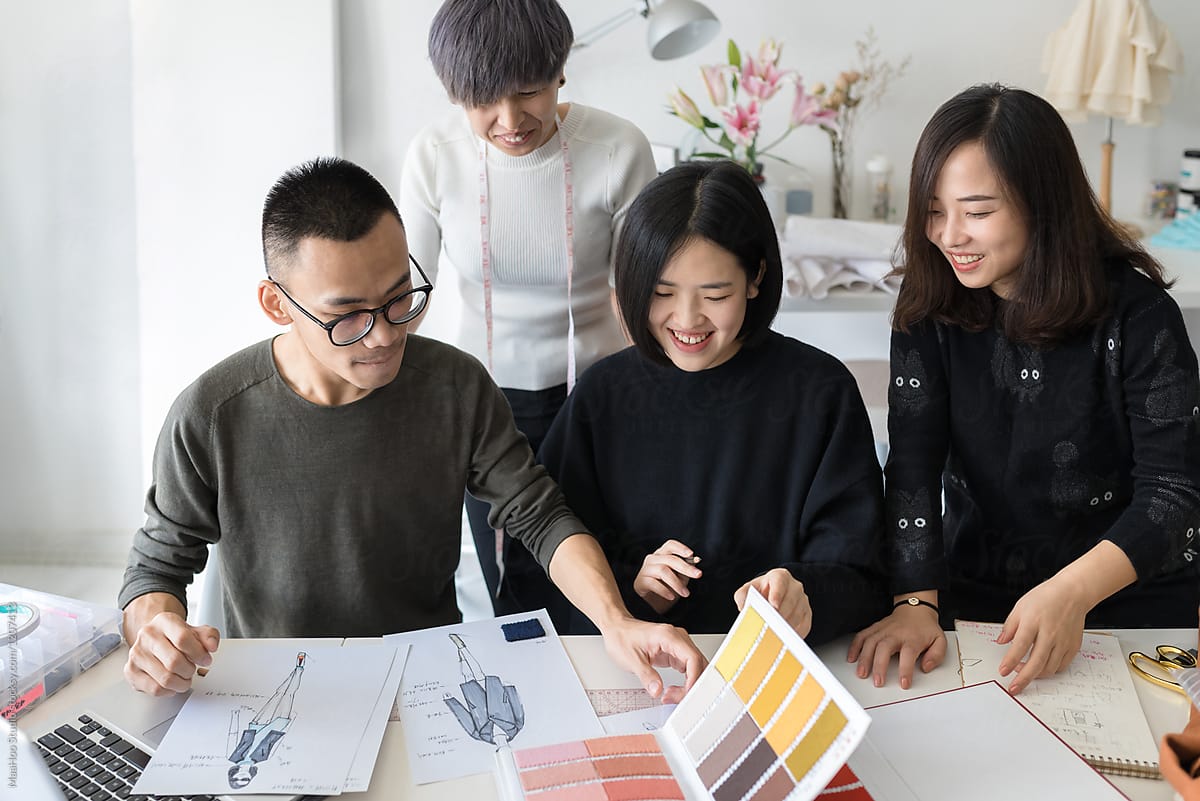 "Design Professional Working In Studio" by Stocksy Contributor "MaaHoo ...