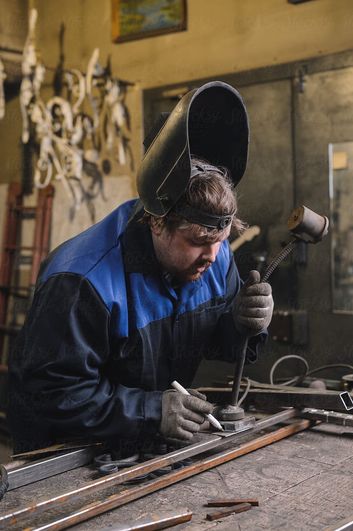 "Blacksmith Portrait" by Stocksy Contributor "Milles Team" - Stocksy