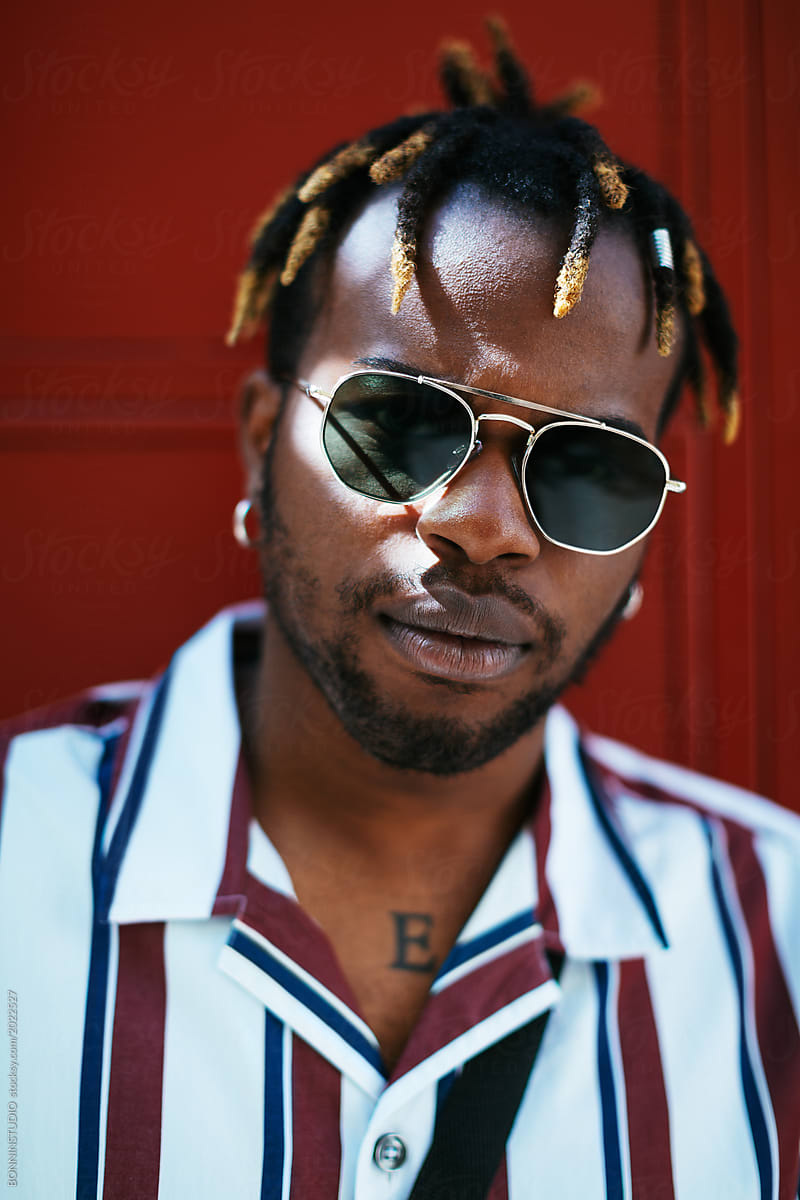"Black Man." by Stocksy Contributor "BONNINSTUDIO " - Stocksy