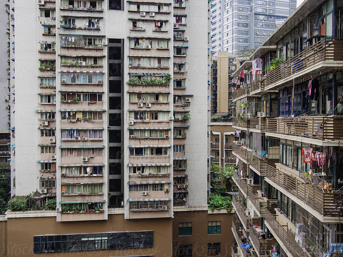 "Apartment Blocks In Chongqing. China" by Stocksy Contributor ...