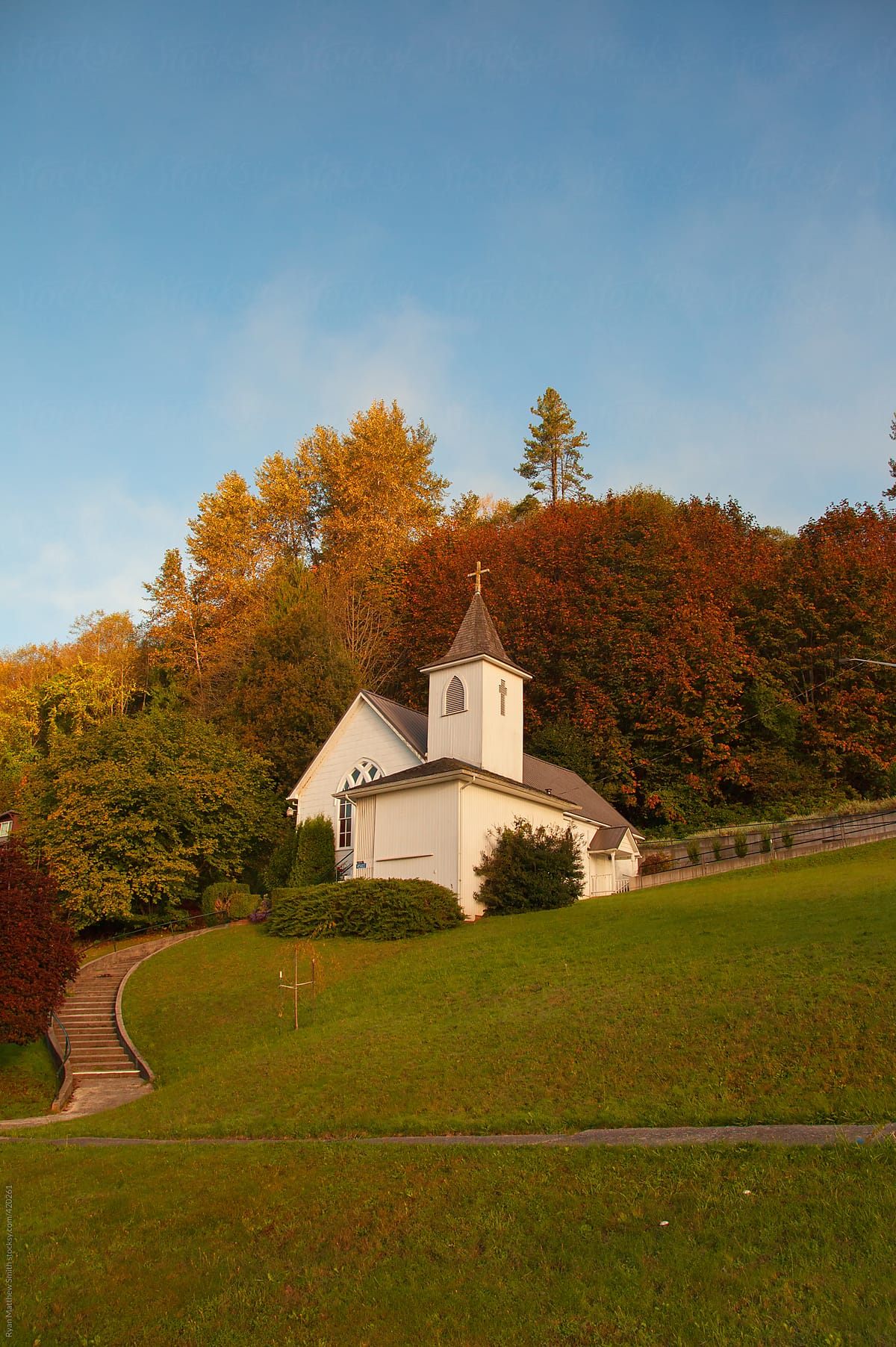 "Church, Country, Autumn" by Stocksy Contributor "Ryan Matthew Smith ...