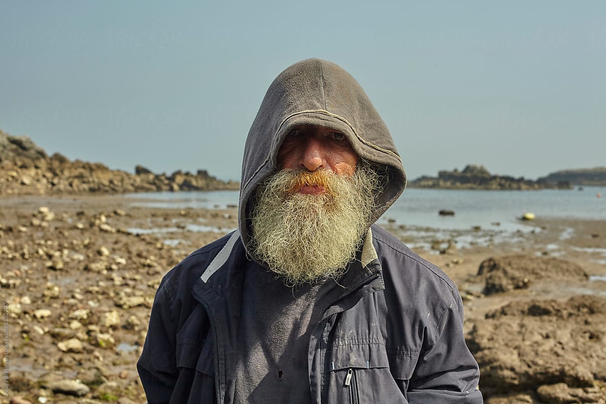 "An Old Man Of The Sea" by Stocksy Contributor "Oscar Parasiego" - Stocksy