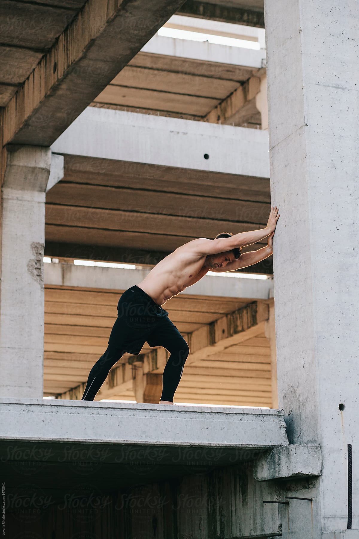 "Sports Man Doing A Workout Outdoors" by Stocksy Contributor "Jovana ...