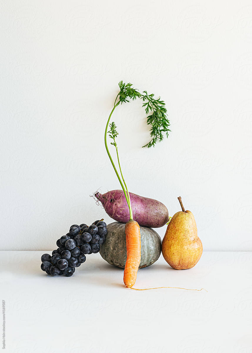 "Still Life Of Vegetables And Fruit" by Stocksy Contributor "Sophia ...