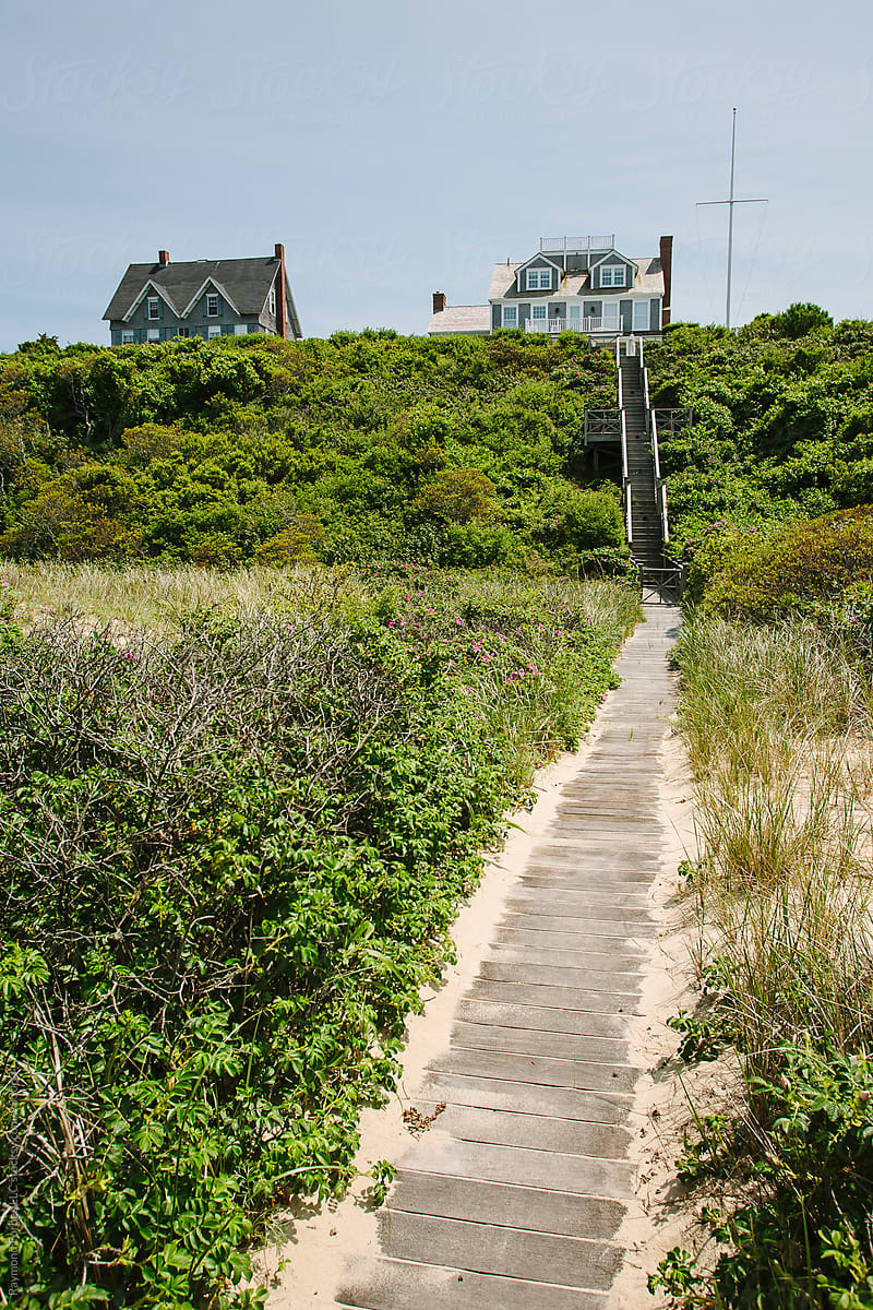 "Boardwalk To Beach On Nantucket Island" by Stocksy Contributor ...