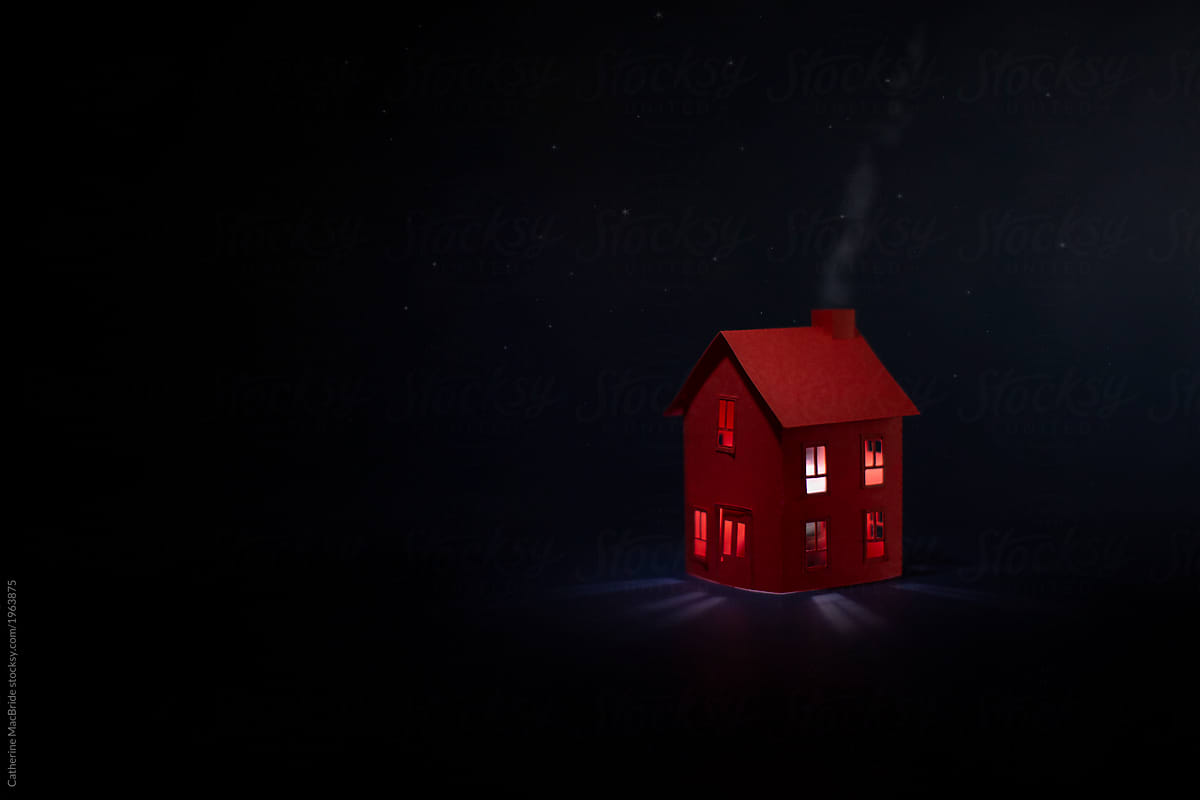 "The Red House, Landscape Format..." by Stocksy Contributor "Catherine ...