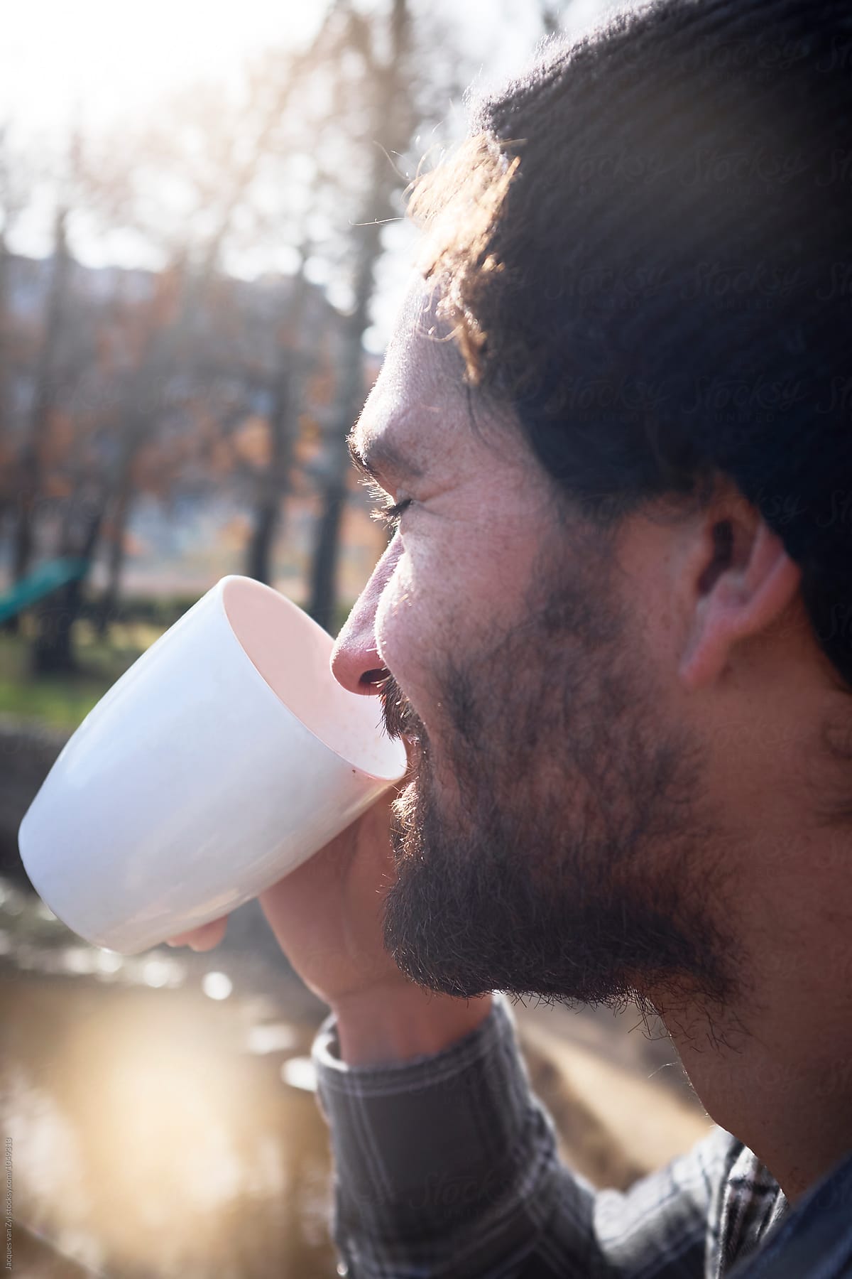 "Rugged Man And His Coffee." by Stocksy Contributor "Jacques van Zyl ...