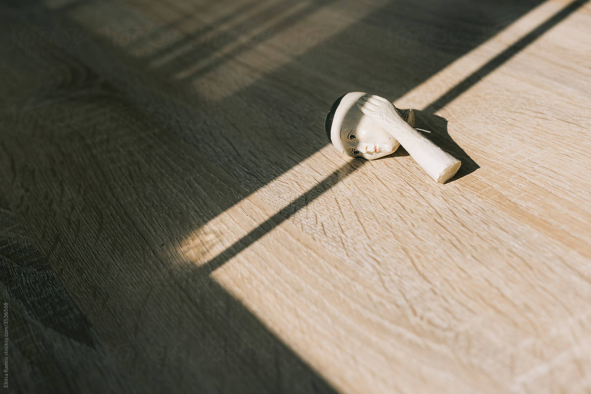 "Hand Covering Ear Of A Sculpture Isolated Into A Shadows" by Stocksy ...