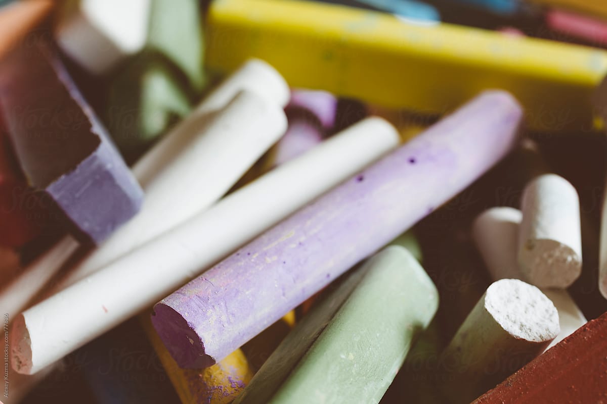 "Multicolored Chalks" by Stocksy Contributor "Alexey Kuzma" - Stocksy