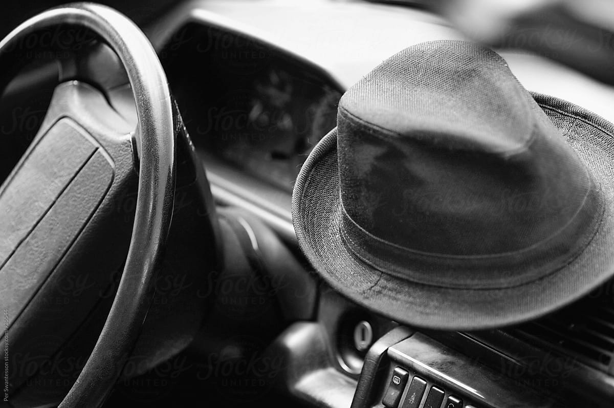 "Vintage Car With Hat On The Dashboard" by Stocksy Contributor "PER ...