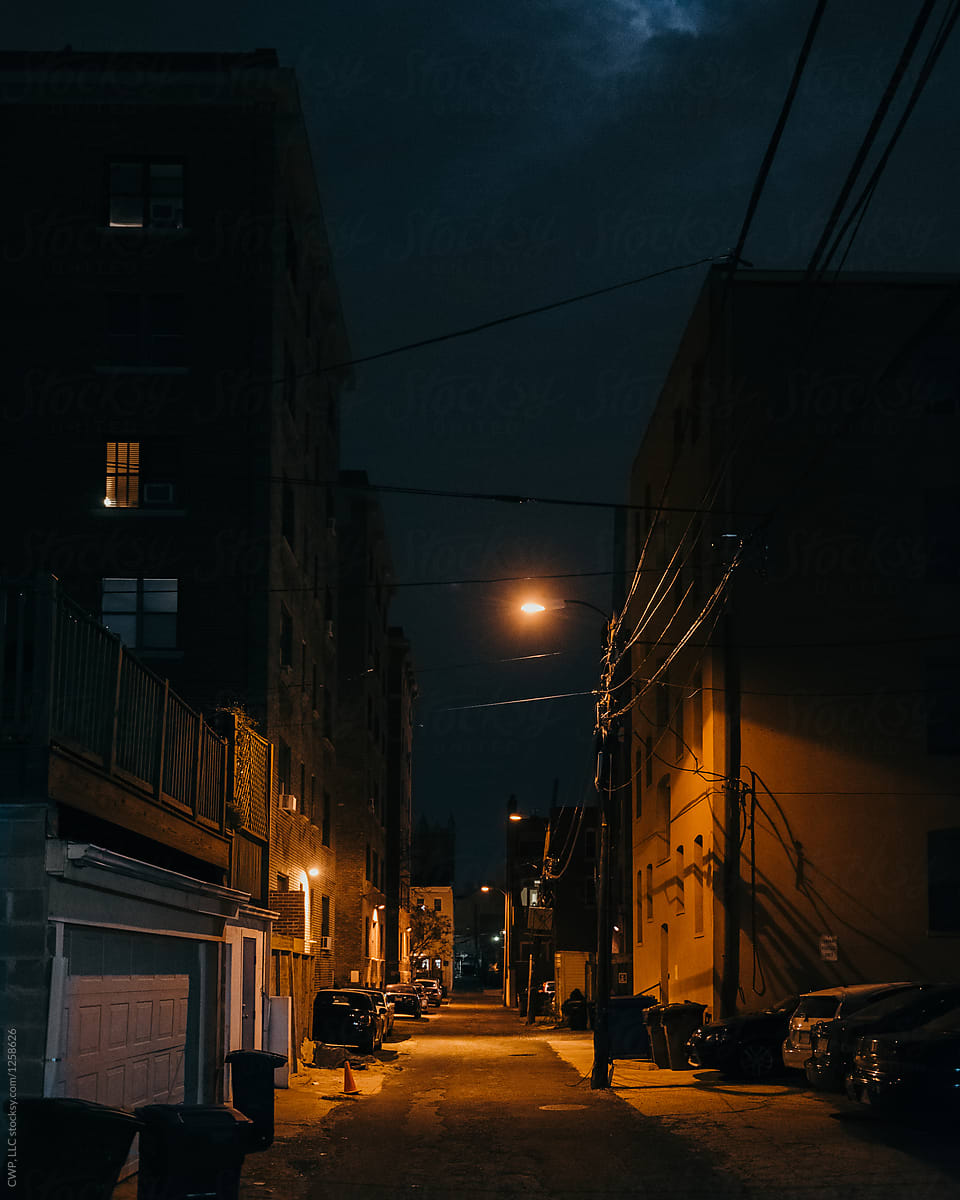 "Washington DC Dark Alley" by Stocksy Contributor "CWP, LLC" - Stocksy