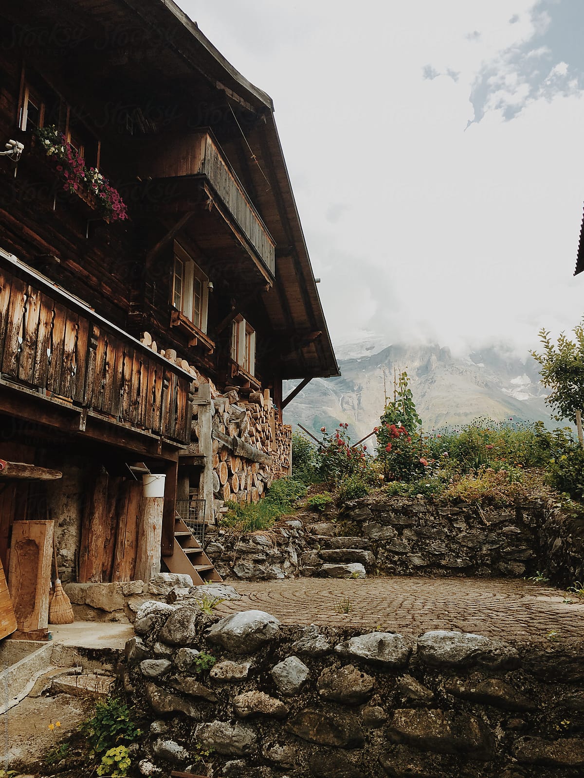 "Swiss Lodge" by Stocksy Contributor "Nate & Amanda Howard" - Stocksy
