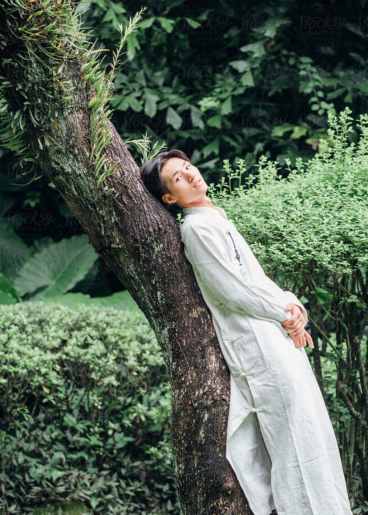 "Asian Man In Zen Style Traditional Chinese Clothing" by Stocksy ...