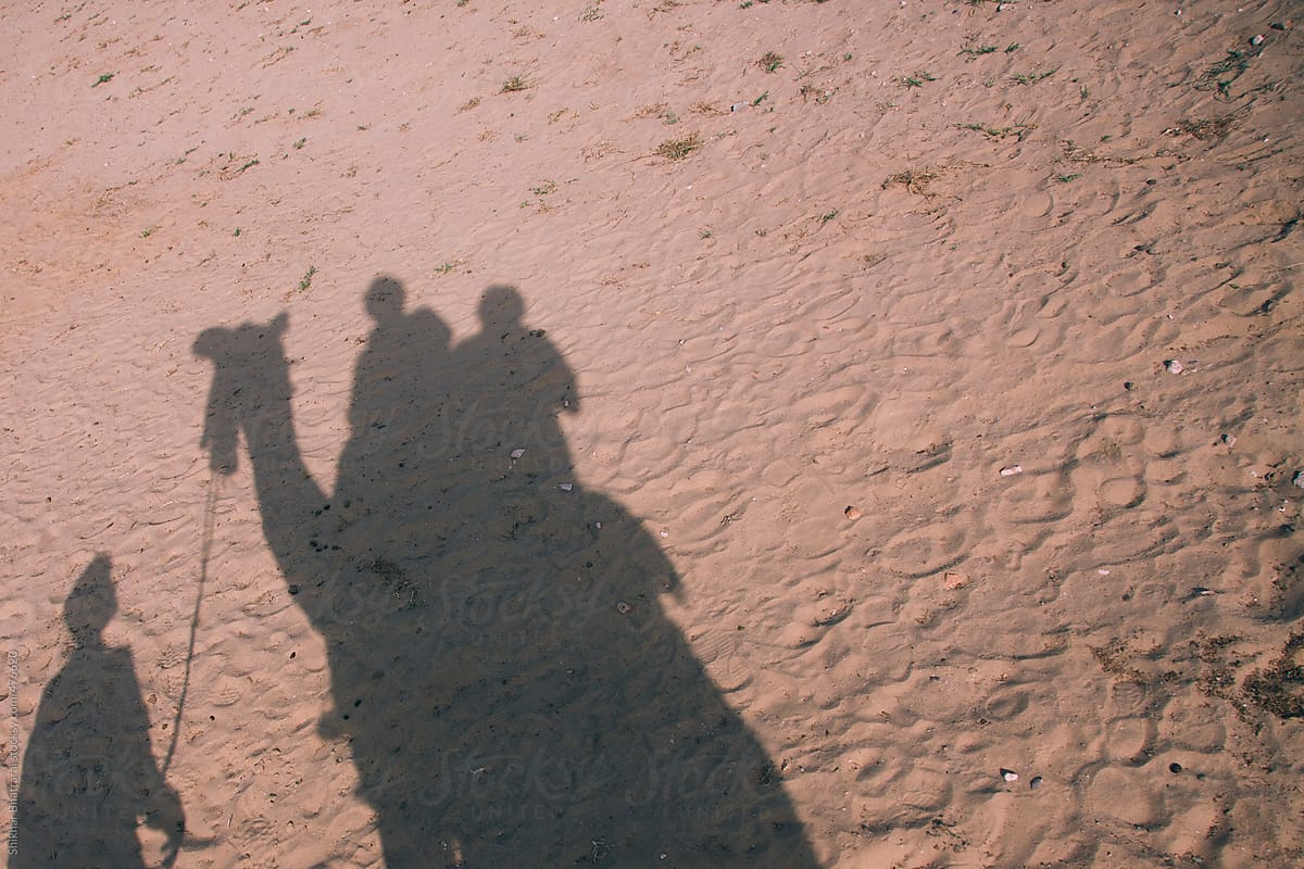 "Shadow Of Camel Riders." by Stocksy Contributor "Shikhar Bhattarai ...