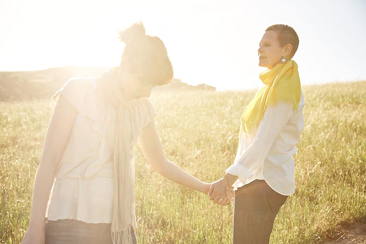 "Mother And Daughter Connecting In Nature" by Stocksy Contributor ...
