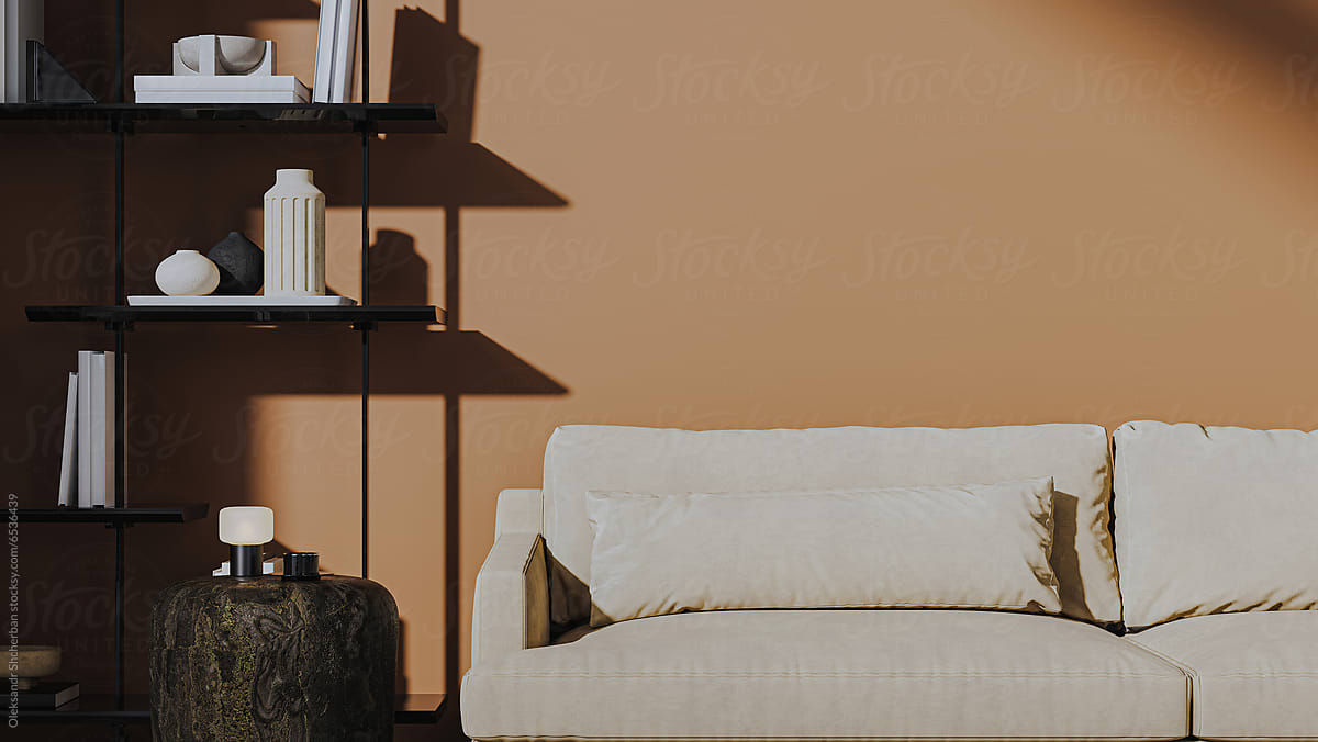 "Mocha Mousse Interior Concept, 3d Render" by Stocksy Contributor ...