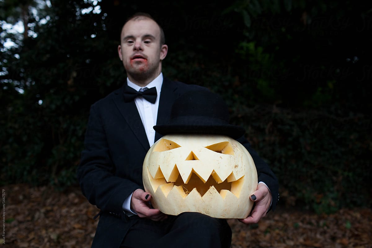 "Man With Down's Syndrome Proudly Displays His Vampire Costume" by ...