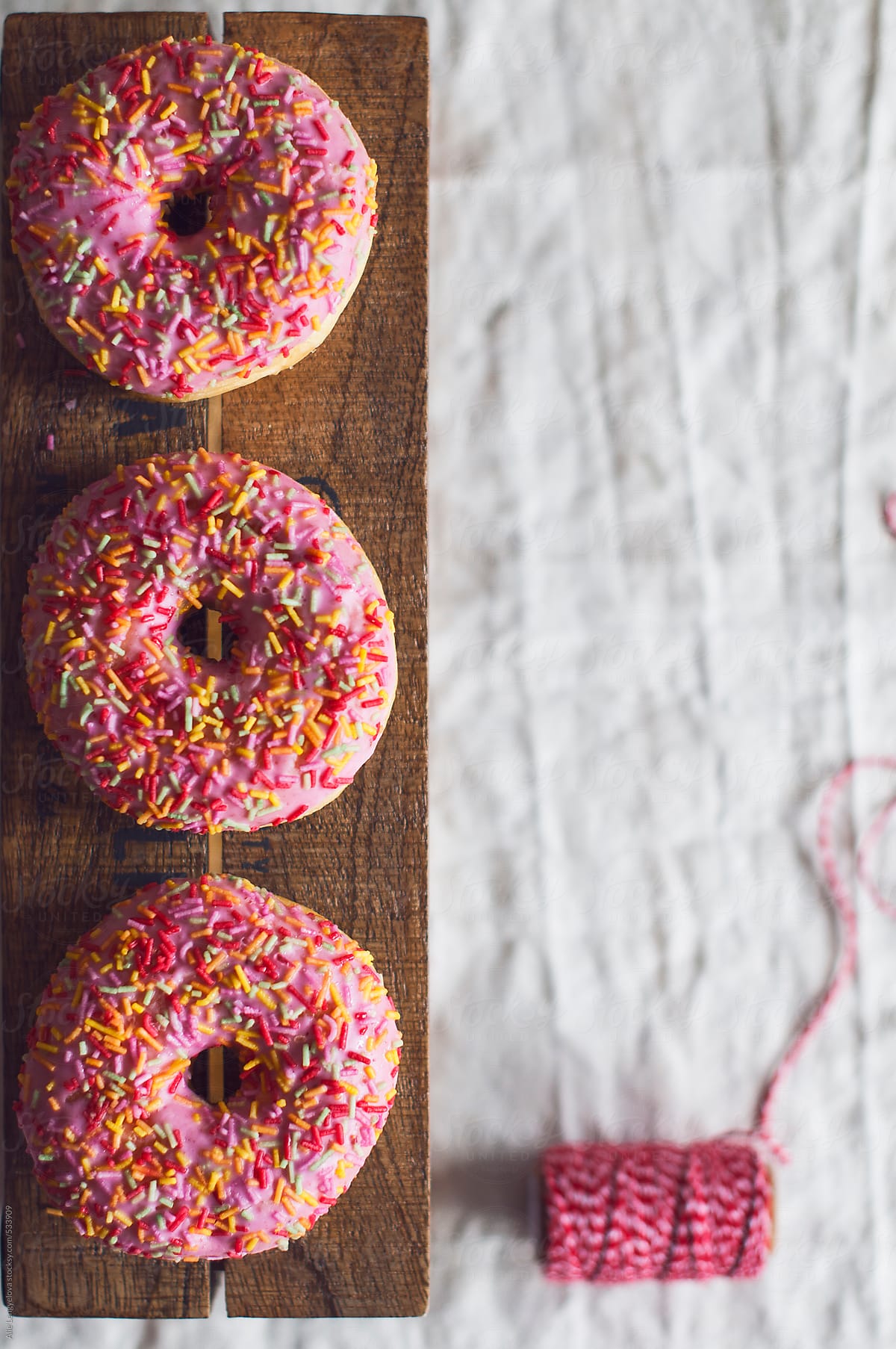 "Pink Donuts" by Stocksy Contributor "Alie Lengyelova" - Stocksy