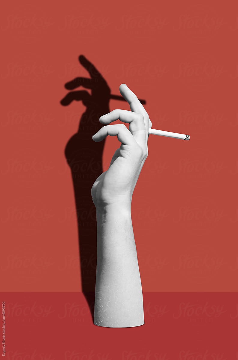 "The Last Cigarette" by Stocksy Contributor "Evgeniy Shvets" - Stocksy