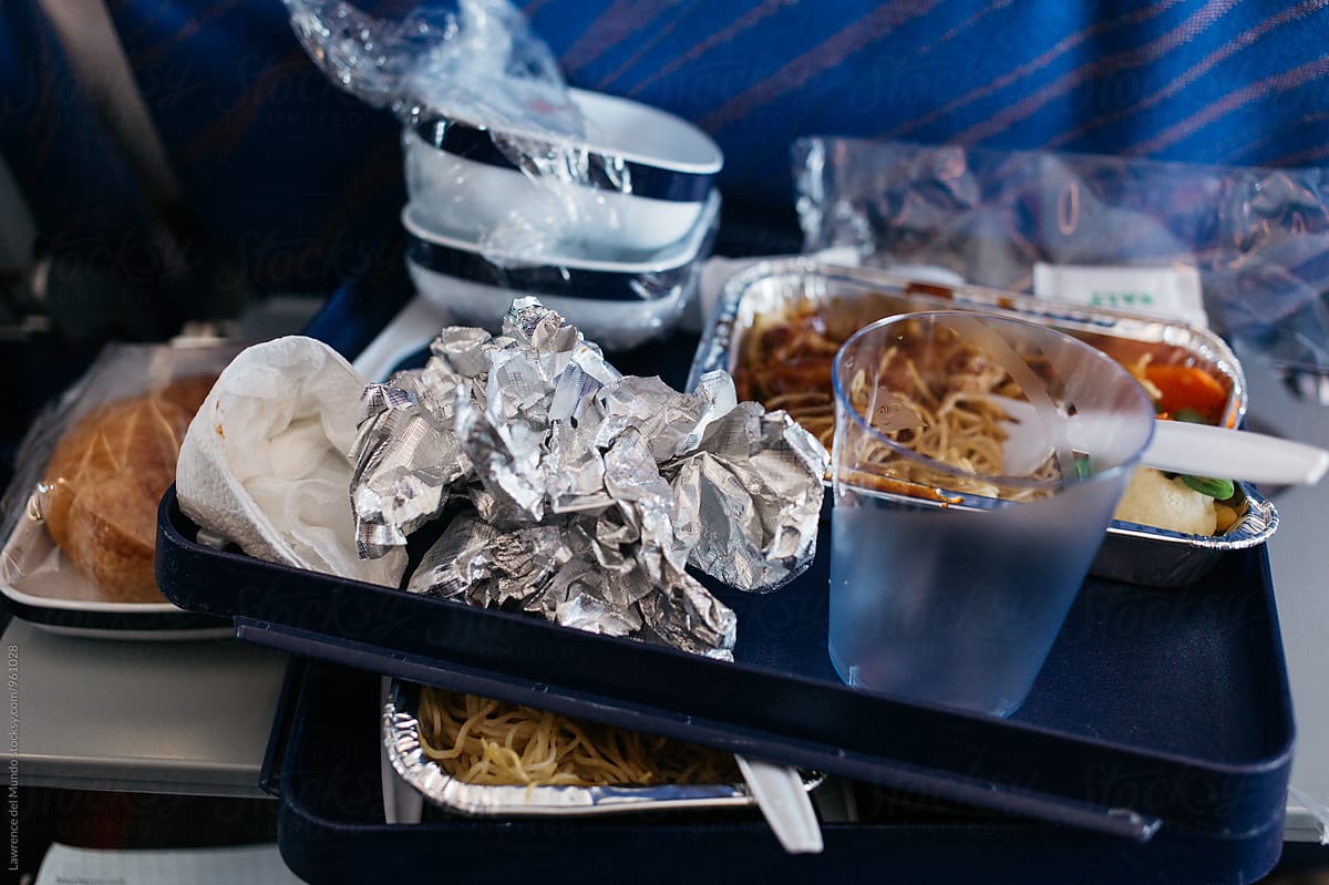 "Leftover Airplane Meal" by Stocksy Contributor "Lawrence Del Mundo ...